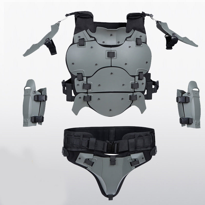 Airsoft Vest Vests Adjustable Tactical Molle Body Chest Protector Set ...